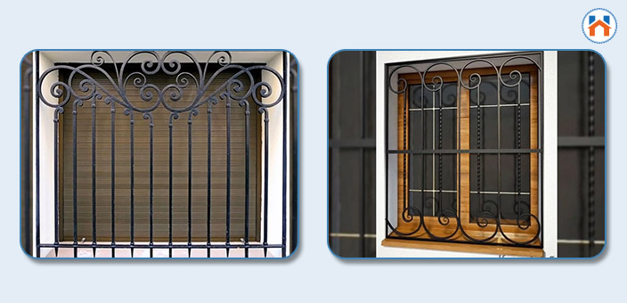 Top 20 Unique Window Grill Designs for Your Home | Homebazaar